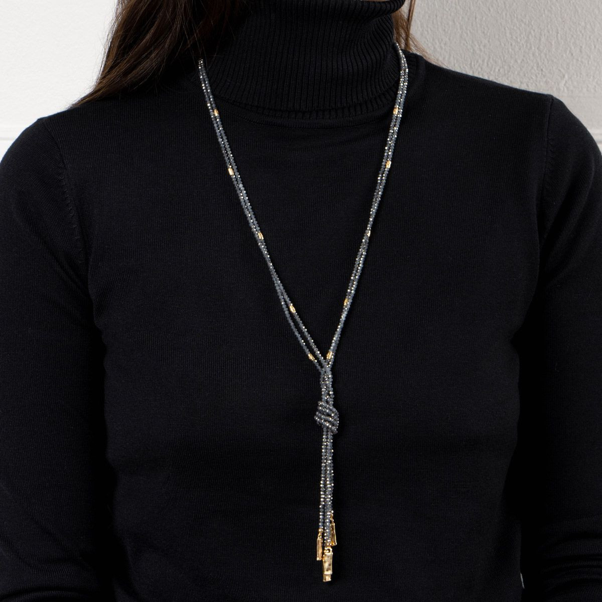 Double Strand Knot Necklace | Meadows & Byrne