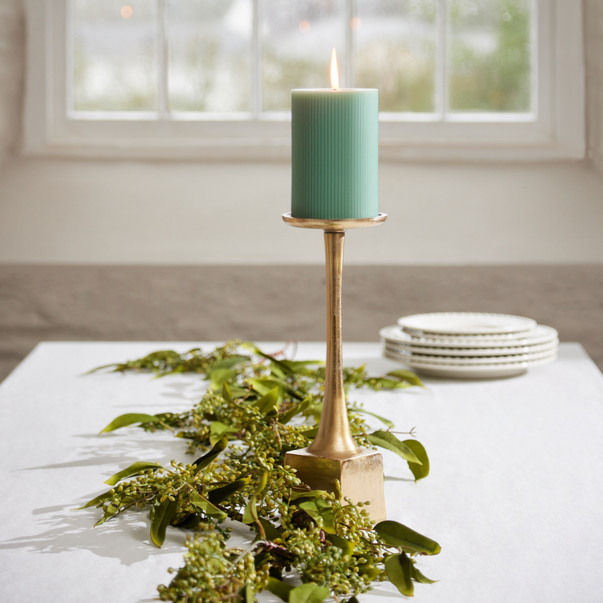 Dina Pillar Holder 35H cm | Meadows & Byrne