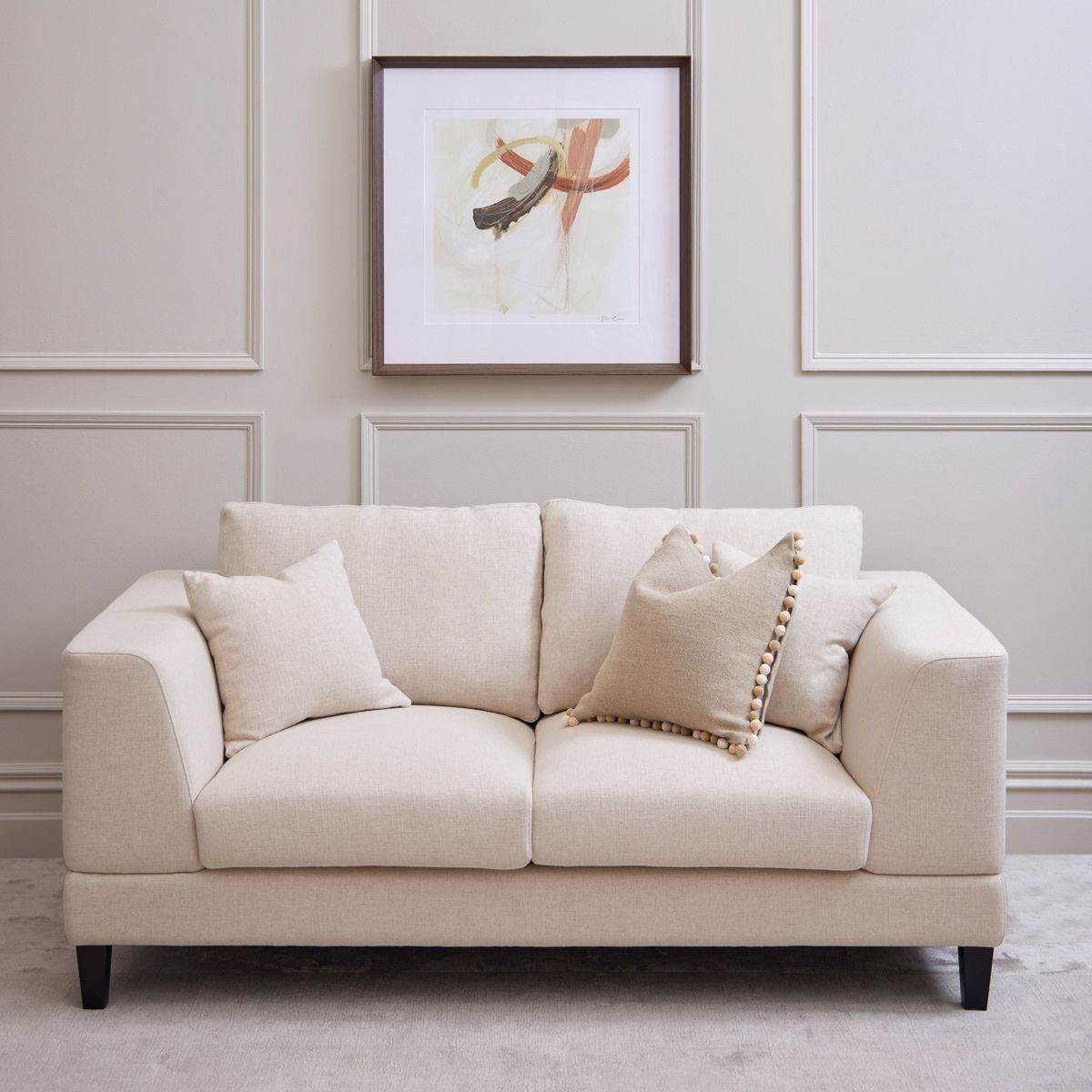 Smyth Linen 2 Seater Sofa | Meadows & Byrne
