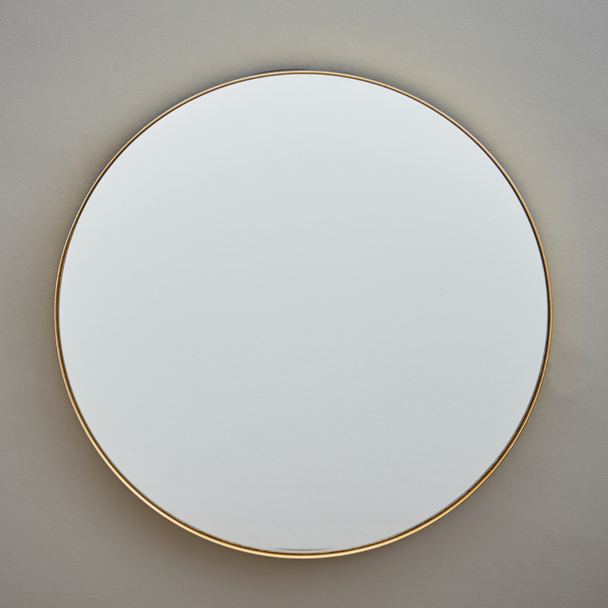 Large gold round mirror store