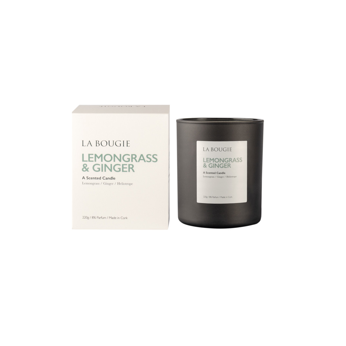 Lemongrass and Ginger Scented Candle | Meadows & Byrne