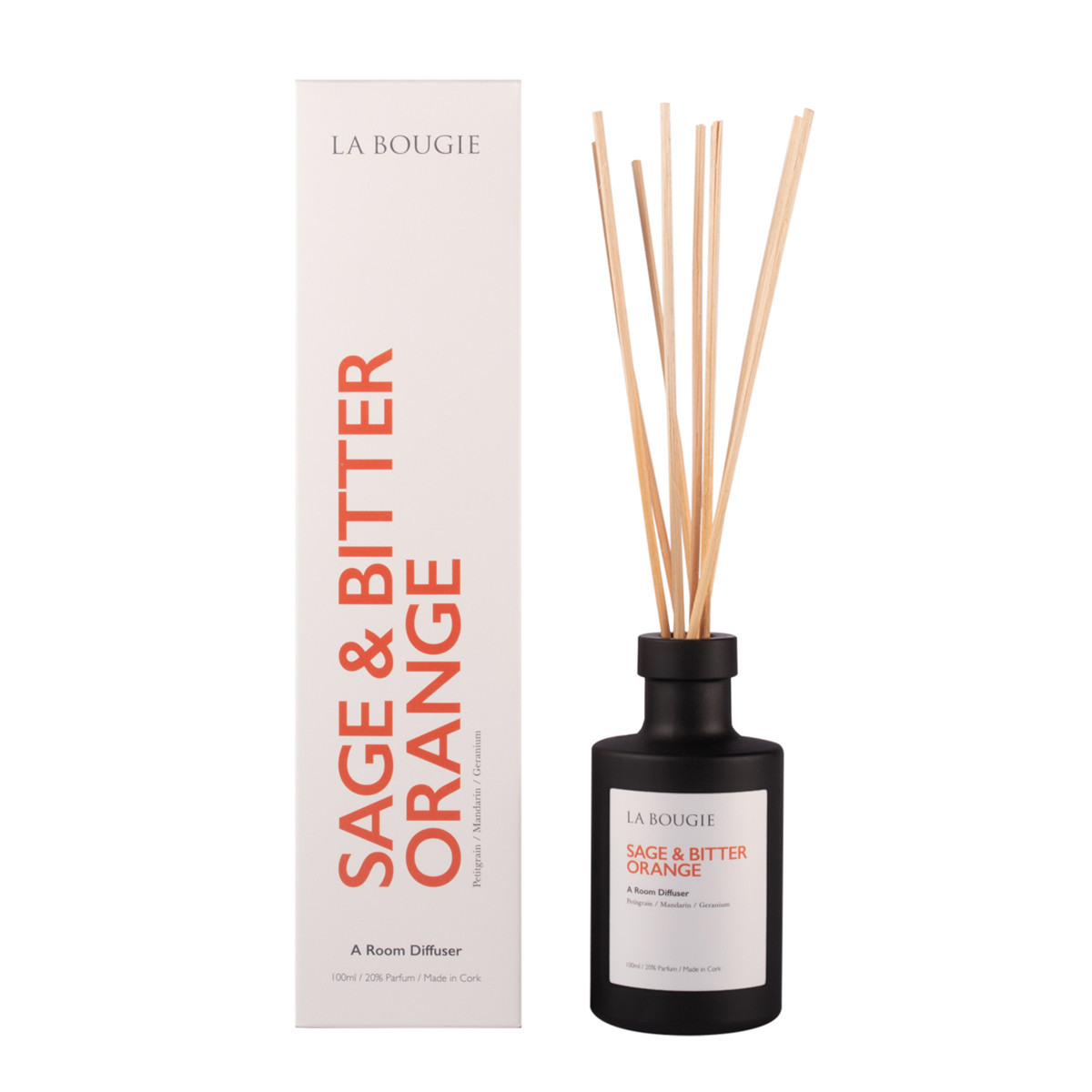 La Bougie Sage & Bitter Orange Diffuser | Meadows & Byrne