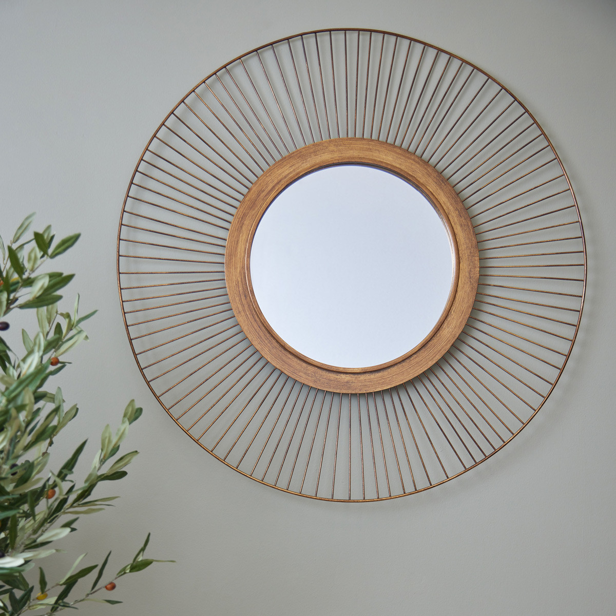 Barrett Round Mirror | Meadows & Byrne