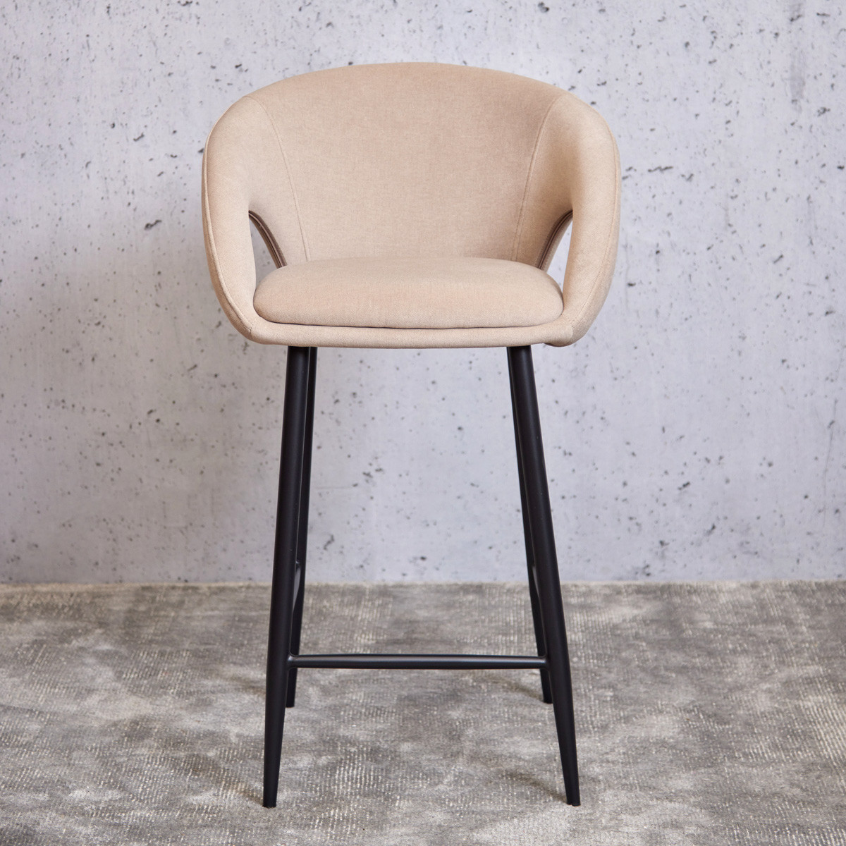 Vito Taupe Counter Stools Set of 2 Meadows Byrne
