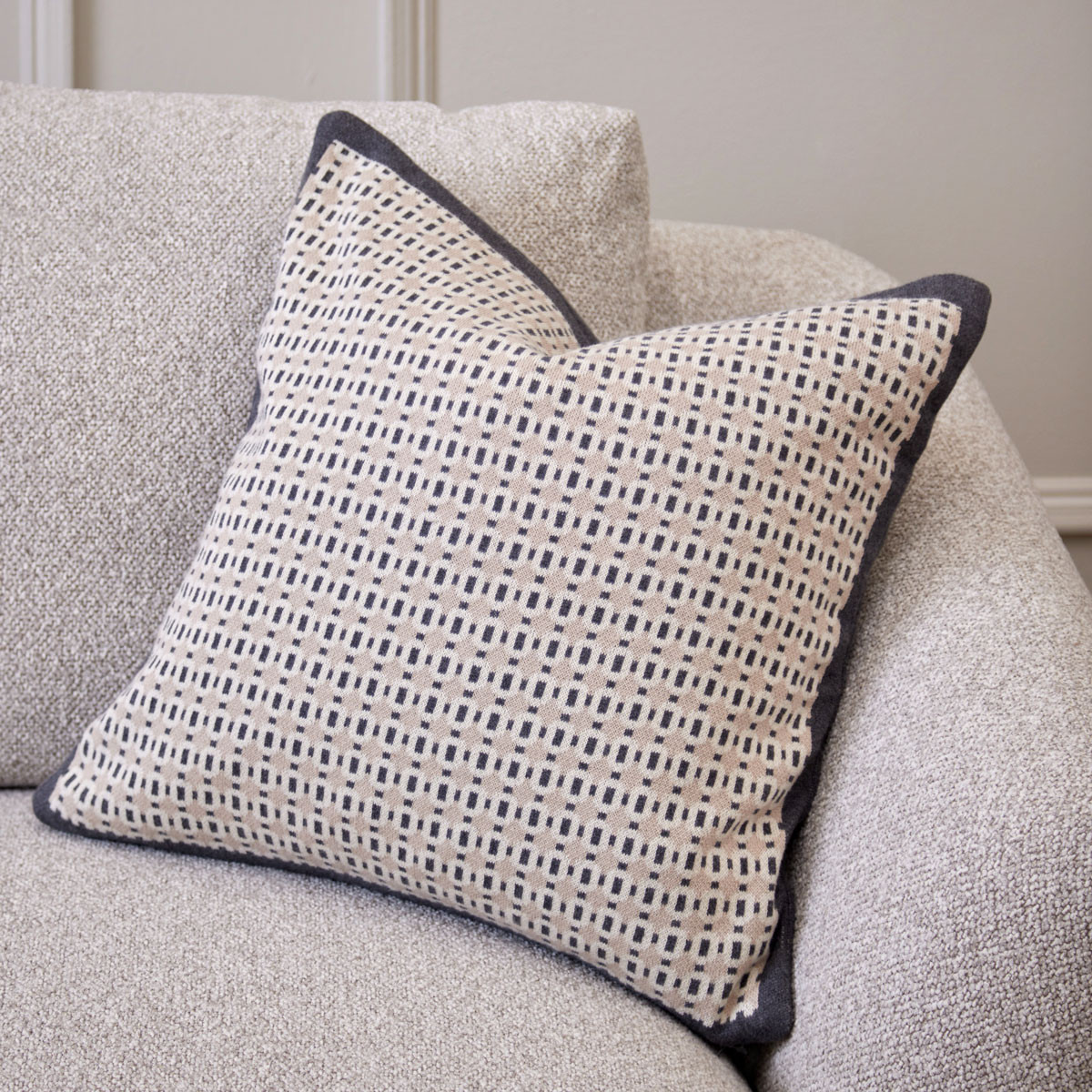 Pixel Border Cushion | Meadows & Byrne