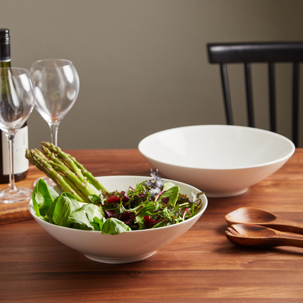 Railey 30 cm White Bowl - Set of 2 | Meadows and Byrne