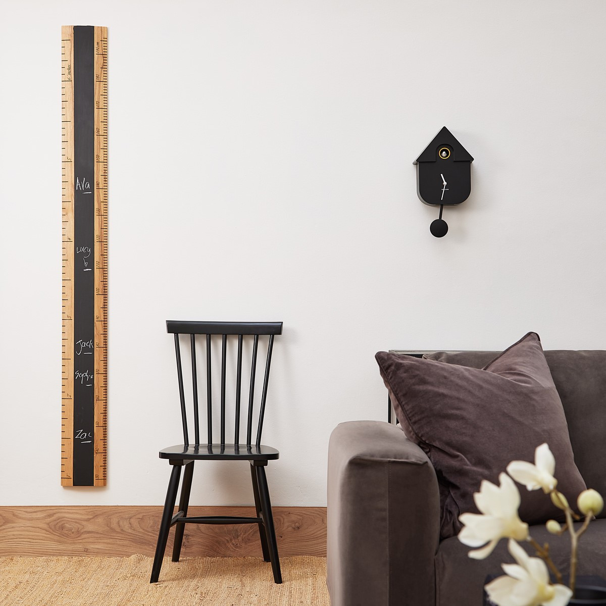 Family Ruler Ash With Black Board | Meadows & Byrne