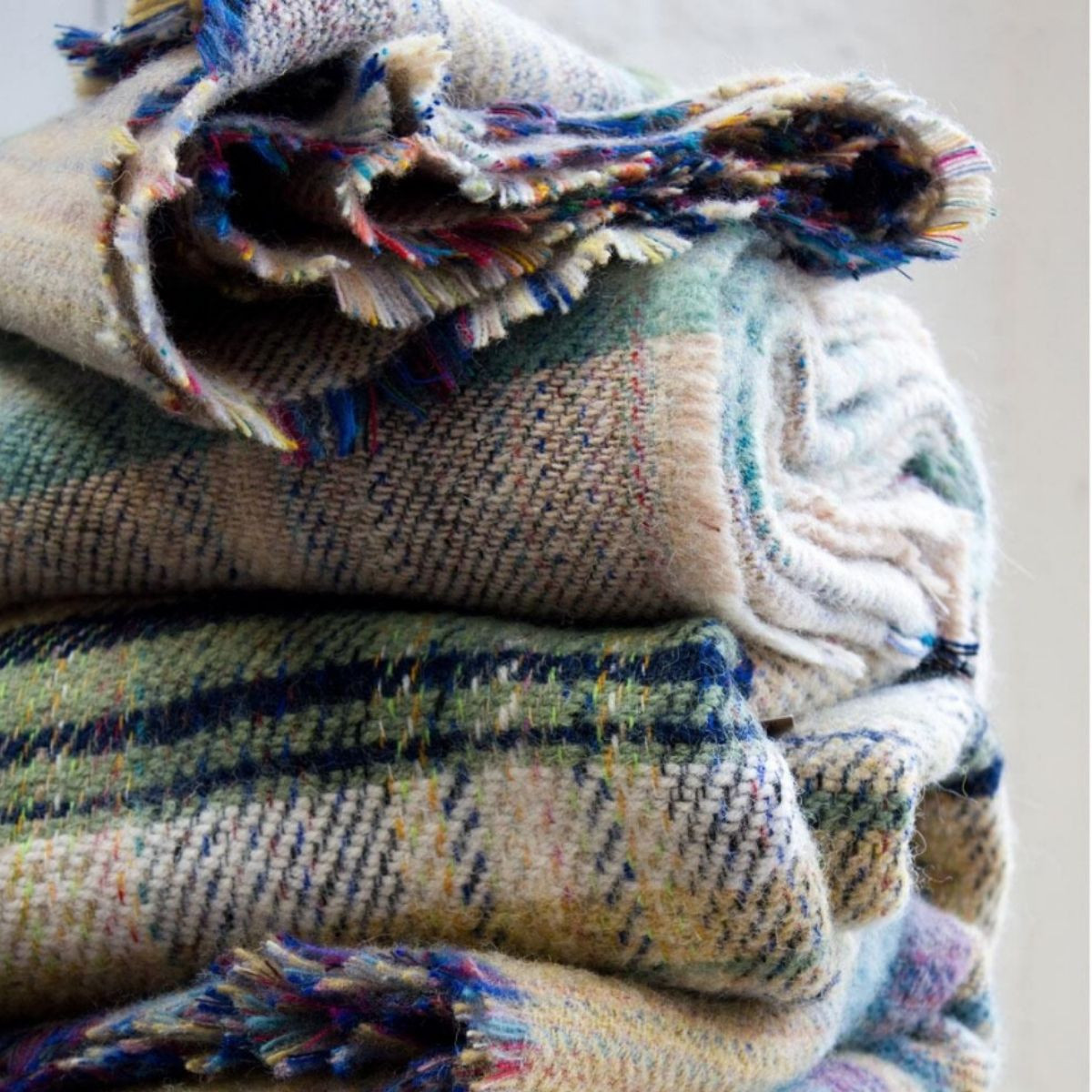 Recycled Wool Throw | Meadows and Byrne