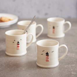 Lighthouse Mug - Set Of 4 | Meadows & Byrne