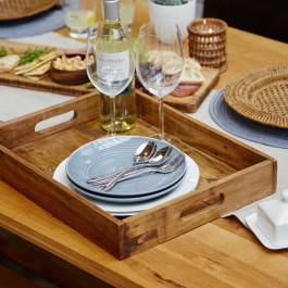 Reclaimed Wood Rectangular Tray | Meadows & Byrne